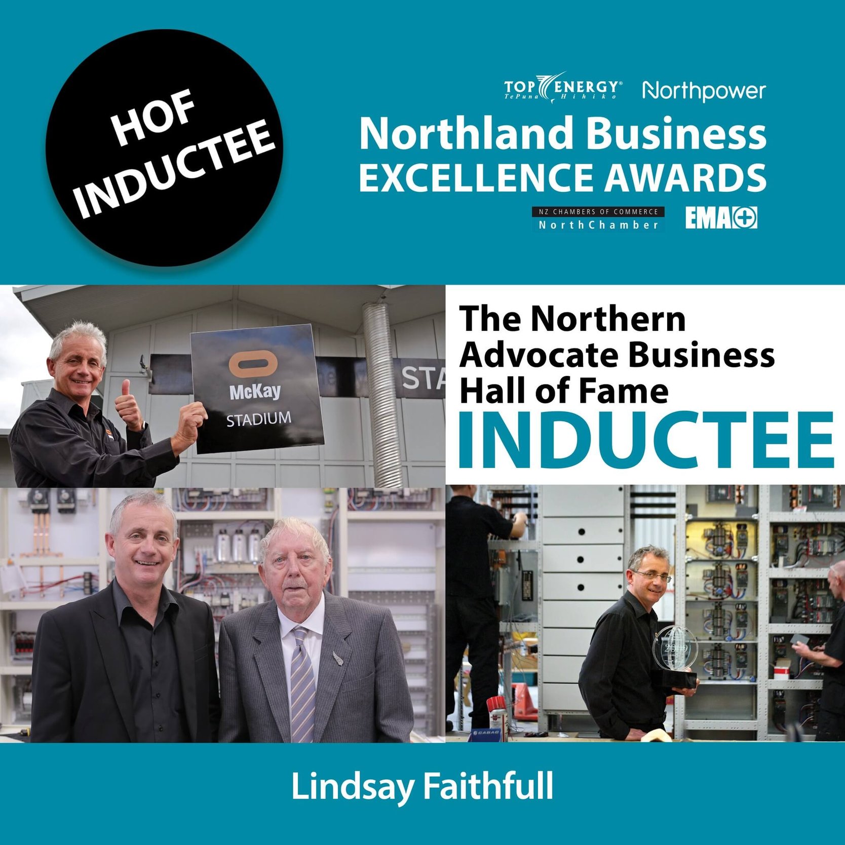 Lindsay Faithfull Inducted into Northern Advocate Hall of Fame