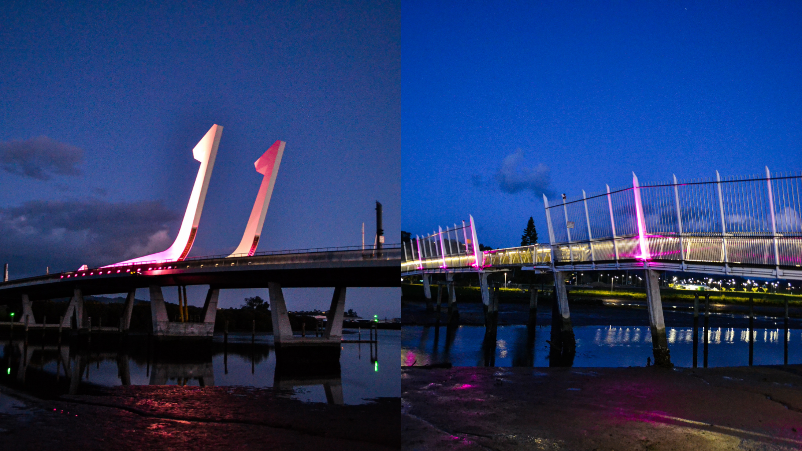Whangarei Bridges Go Pink For October